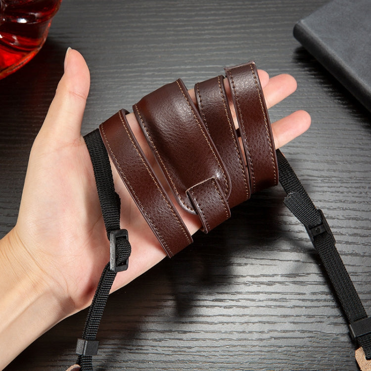 Outdoor Photography Cowhide Leather Camera Shoulder Hanging Neck Windi
