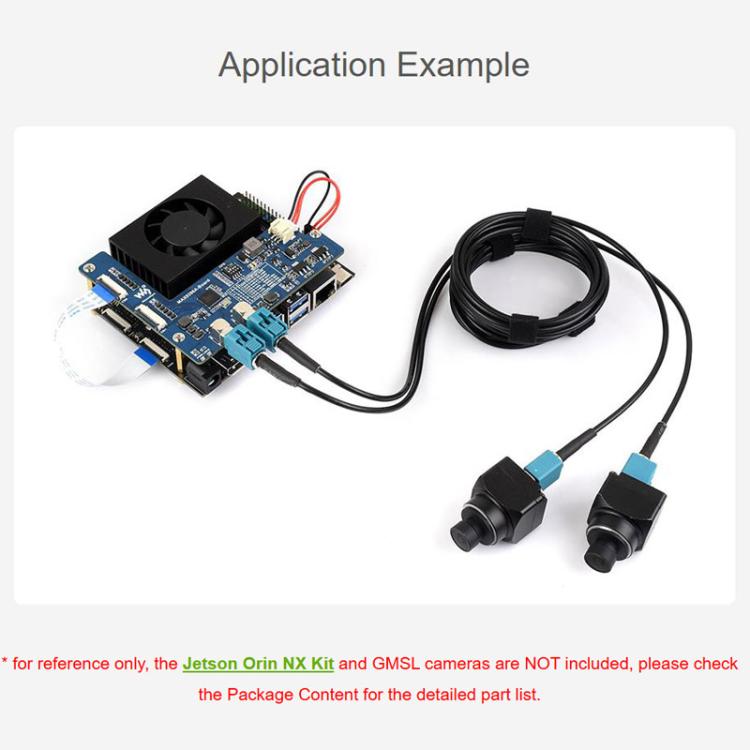 Waveshare 33623 2-Ch GMSL Camera Adapter Board Equipped With MAX9296A