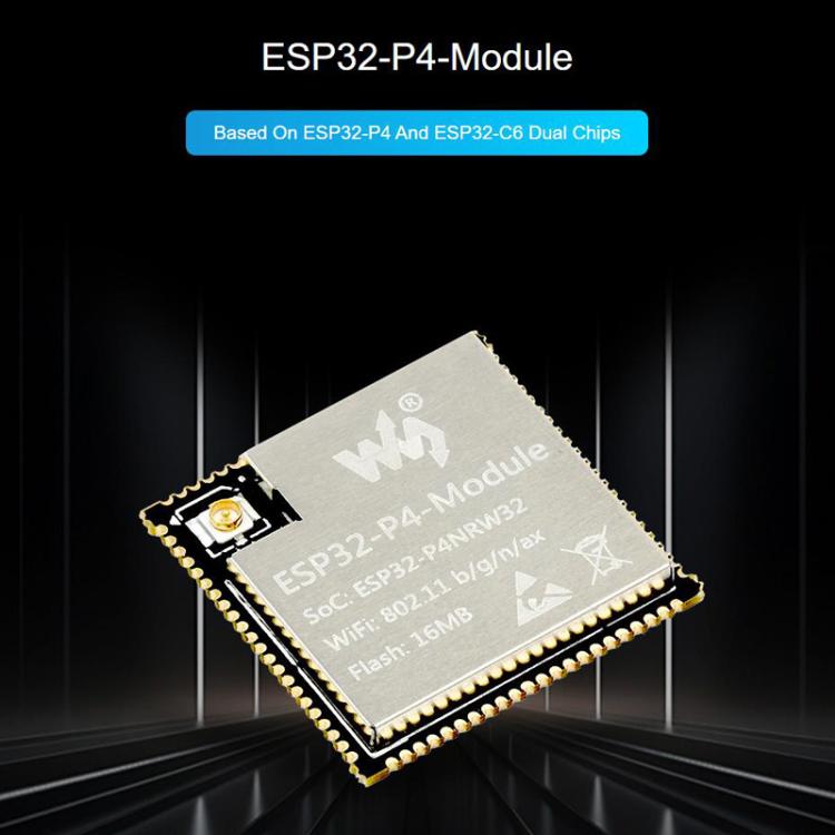 WAVESHARE ESP32-P4-Module Core Board, Based On ESP32-P4 And ESP32-C6 D