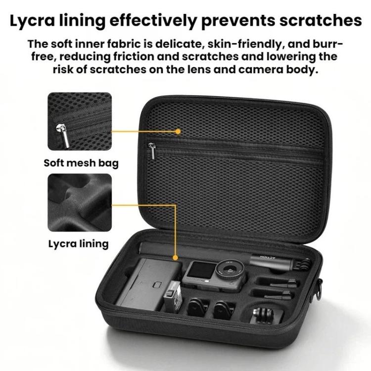 DJI Osmo Action 6 BRDRC Shoulder/Crossbody Storage Bag(Black)